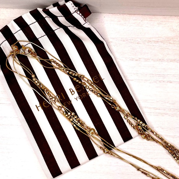 henri bendel | Jewelry | Henri Bendel Long Double Chain Necklace | Poshmark